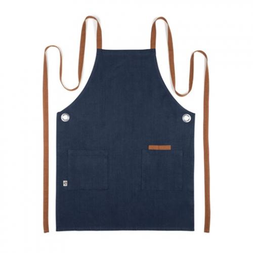 Cotton 80% recycled and polyester 20% recycled apron 220 gm² Cardamom