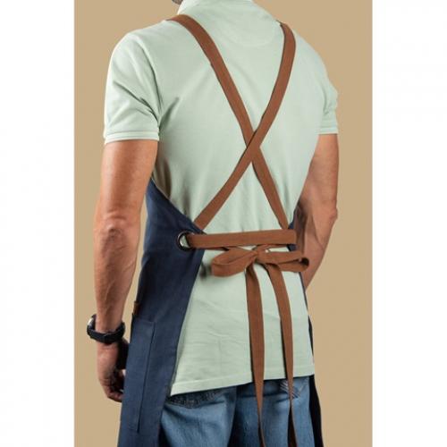 Cotton 80% recycled and polyester 20% recycled apron 220 gm² Cardamom