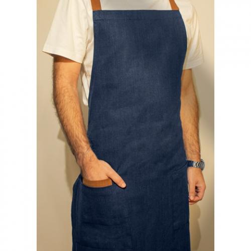 Cotton 80% recycled and polyester 20% recycled apron 220 gm² Cardamom